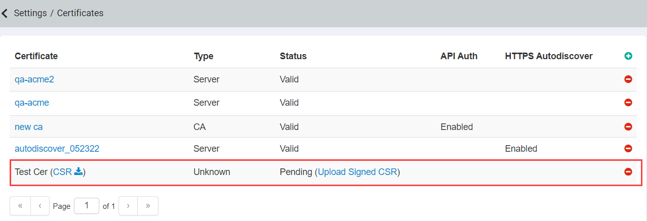 Creating Certificate Signing Request